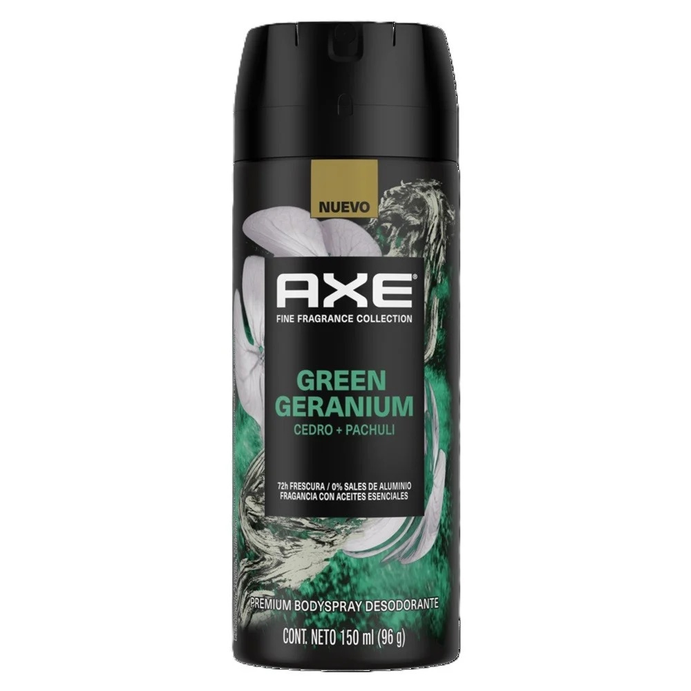 Axe Bodyspray Premium Green Geranium 150 Ml - Entre Cremas y Shampoo
