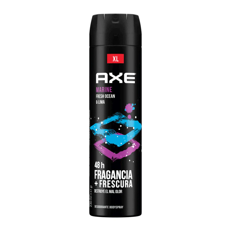 Axe Bodyspray Marine 230 Ml - Entre Cremas y Shampoo