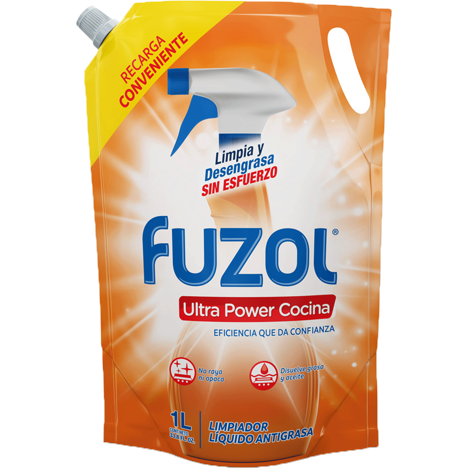 Fuzol Desengrasante Recarga 1 Lt - Entre Cremas y Shampoo